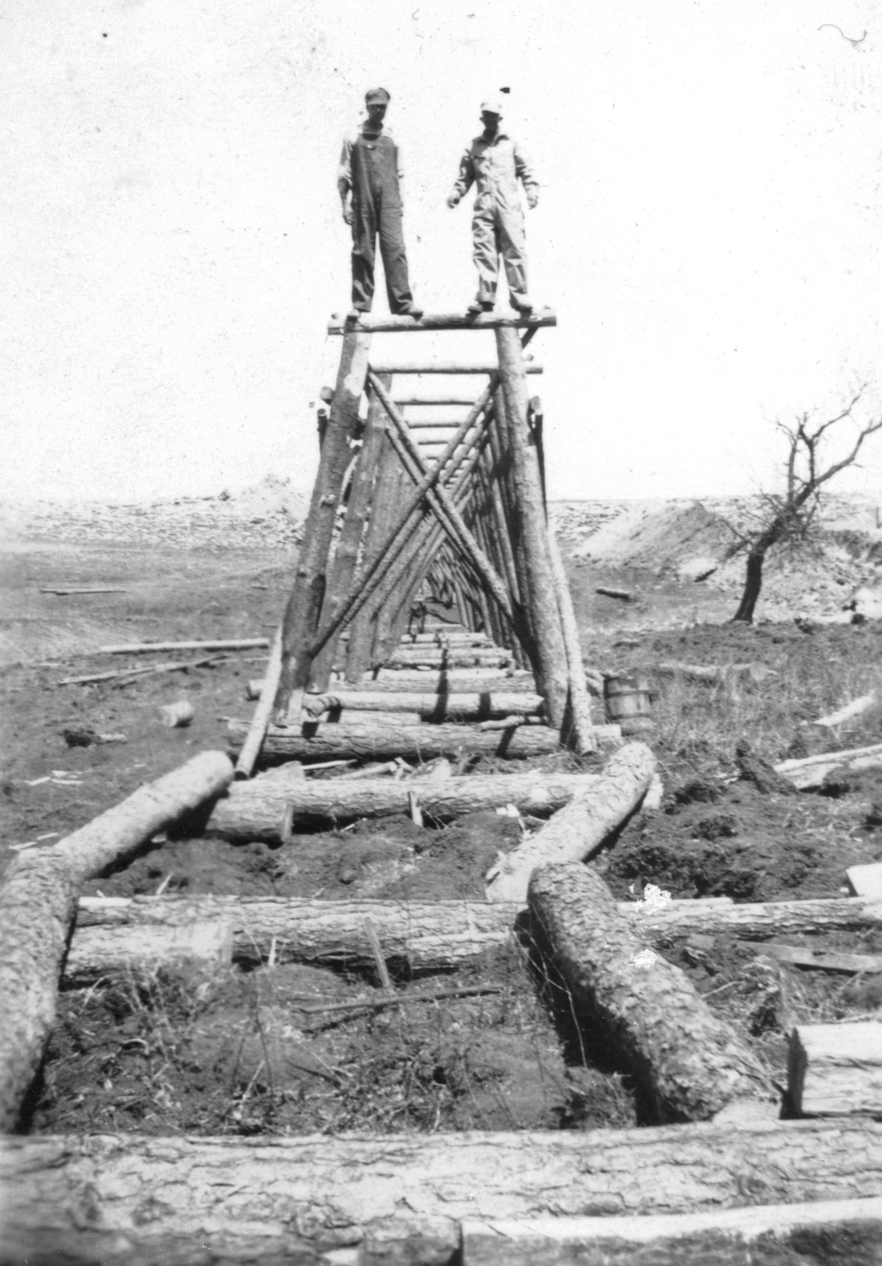 Railroad Trestle Construction – Wabaunsee County Historical Society and ...